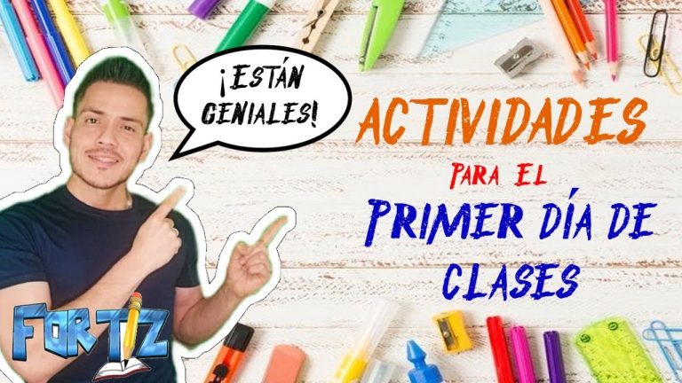 10 Actividades Creativas para el Primer Día de Clases que Encantarán a ...