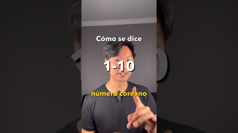 Números en Coreano del 1 al 10: Guía Completa para Aprenderlos ...