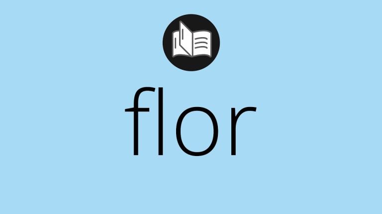 ¿Qué Tipo de Palabra es "Flor"? Descubre su Clasificación Gramatical ...