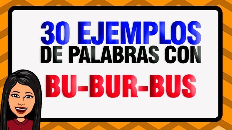 Descubre Palabras que Comienzan con Bu, Bur y Bus: Ejemplos y Usos ...